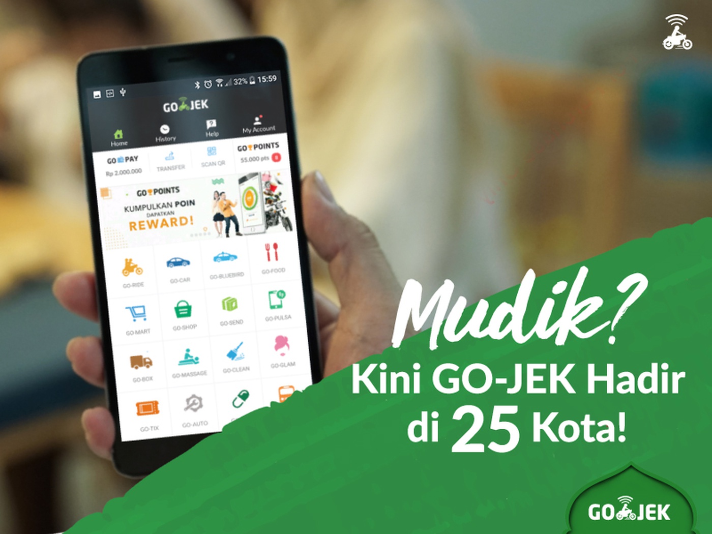 Mudik Jadi Lebih Mudah dengan Layanan GO-JEK di Kota Anda | Gojek