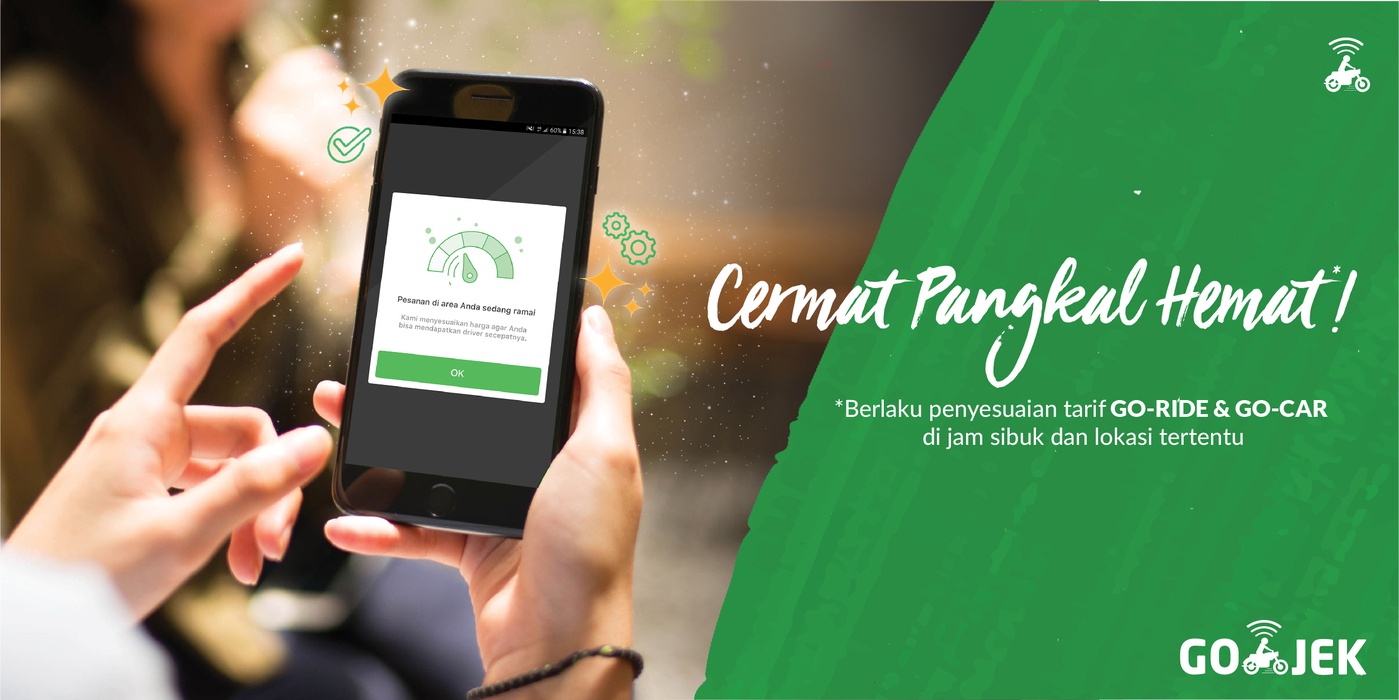 Tarif Gojek per KM, Harga, dan Biaya Untuk Layanan GoRide Saat Jam Sibuk | GoRide