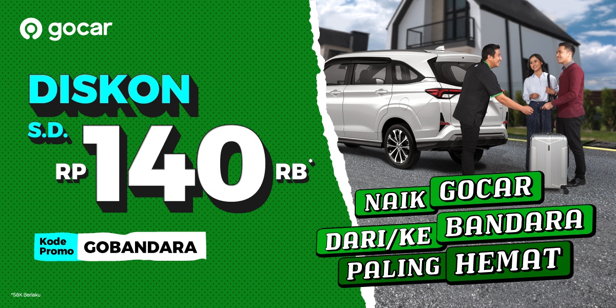 Pulang pergi ke bandara lebih hemat pake GoCar! | GoCar