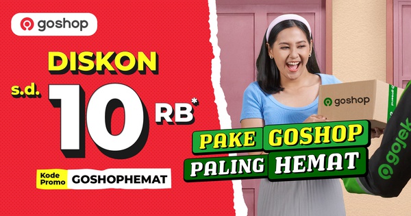 GoShop PALING HEMAT, diskon ongkir s.d. 10RB! | GoShop