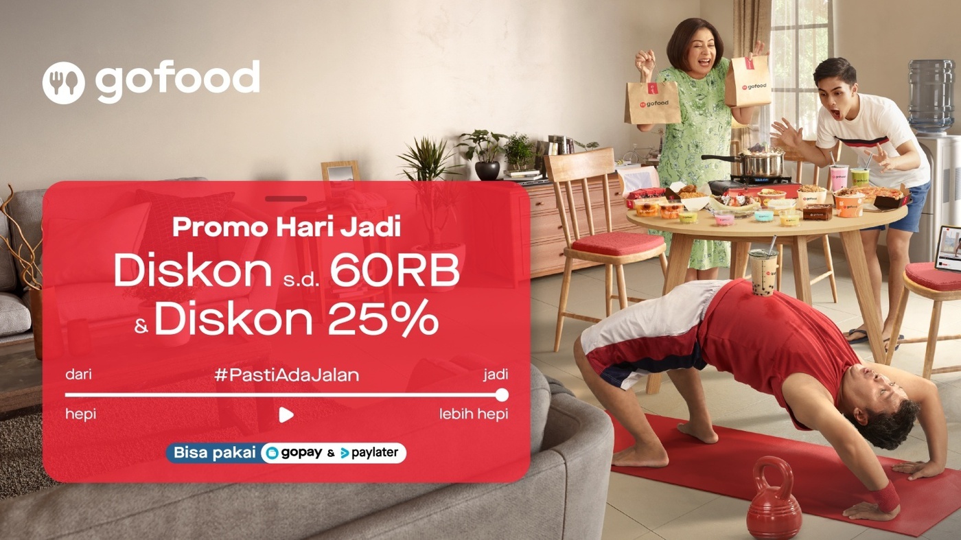 Promo Hari Jadi GoFood So Pasti Bikin #LebiHepi | GoFood