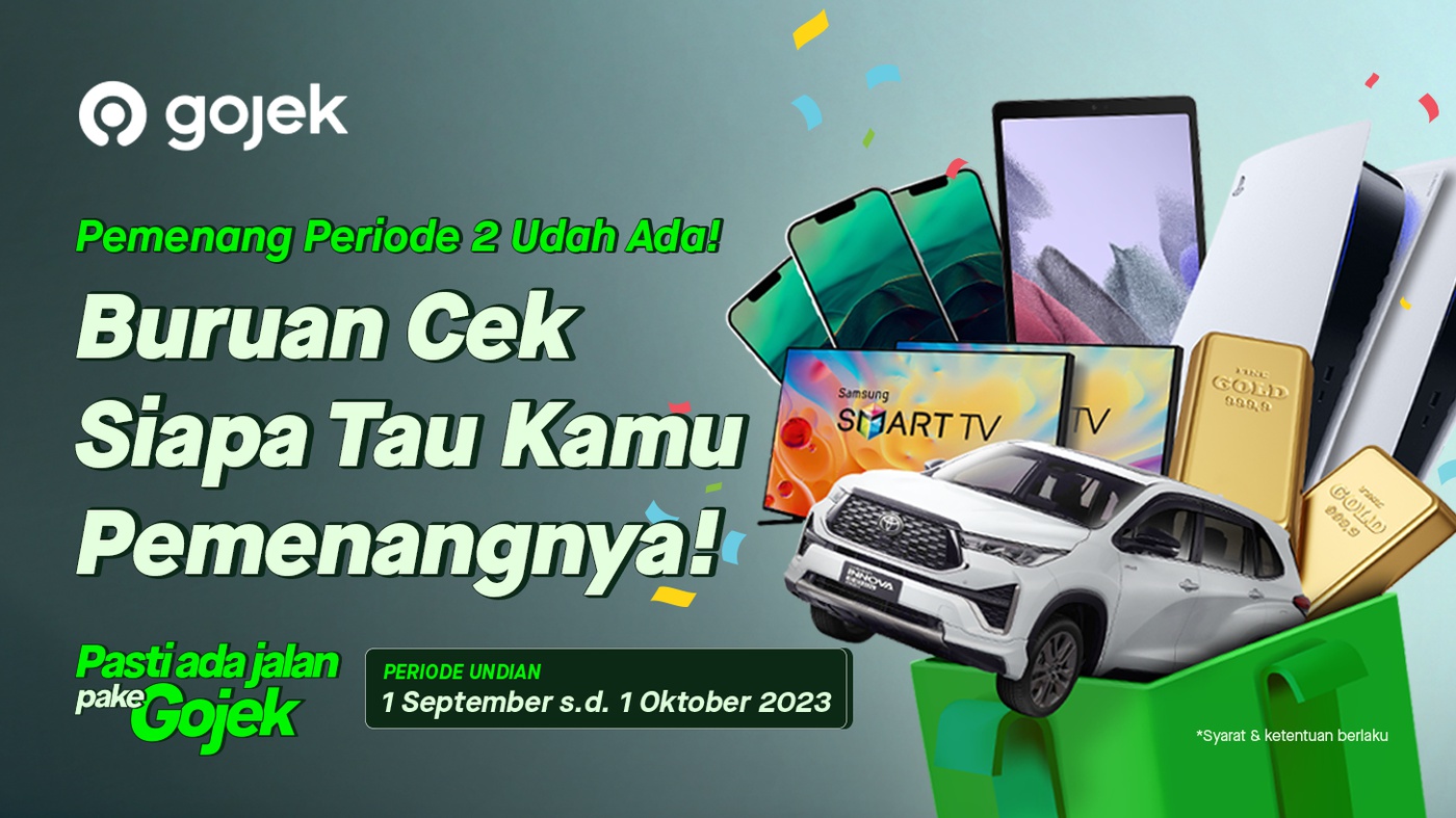 Pemenang Undian Pasti Ada Jalan Pake Gojek Periode 2! | Gojek