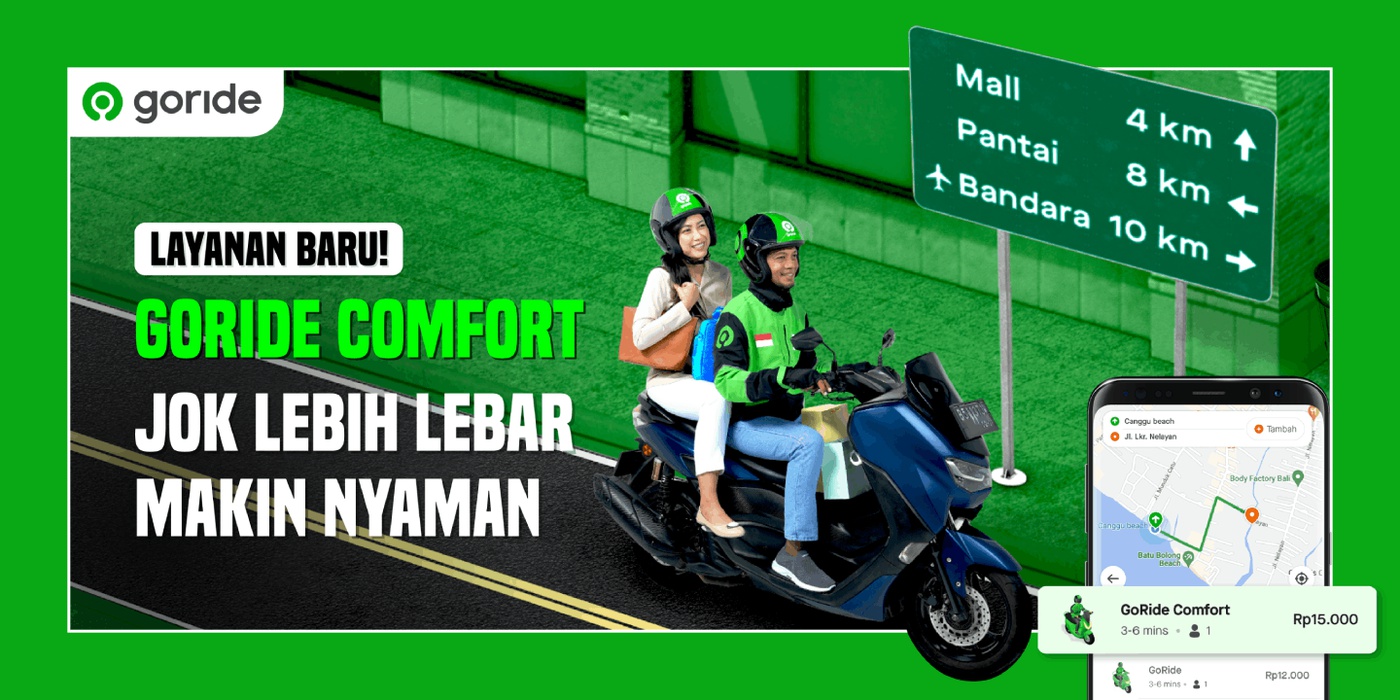 Perjalanan Lebih Nyaman dengan GoRide Comfort | GoRide