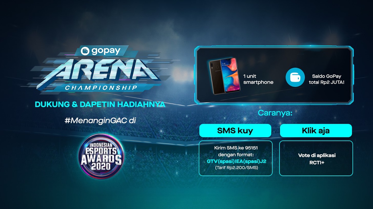 Dukung GoPay Arena Championship 2020 di Indonesian Esports Awards 2020 | GoPay