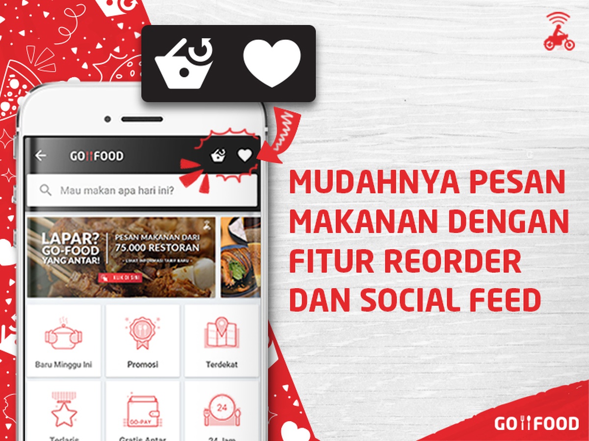 Mudahnya Pesan Makanan dengan Fitur Reorder & Social Feed | GoFood