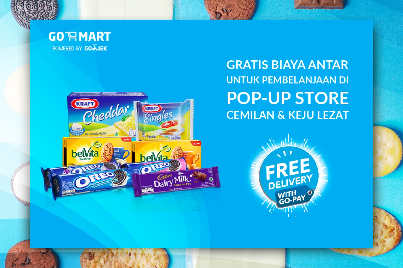 Cemilan Keju dan Lezat Pop-Up Store ada di GO-MART! | GoMart
