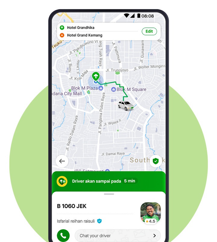 GoCar: Download Aplikasi Taksi Online Terbaik & Terpercaya | Gojek