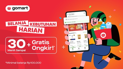 Cara mudah order kebutuhan harianmu di tampilan baru GoMart! | GoMart