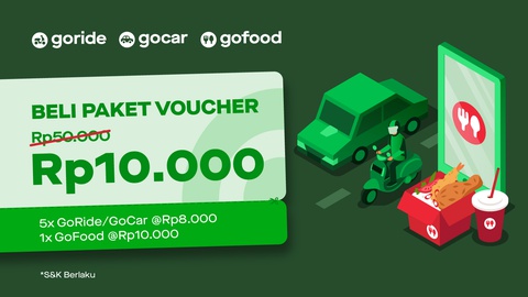 Beli Paket Voucher buat Jajan & Jalan Lebih Hemat! | Gojek