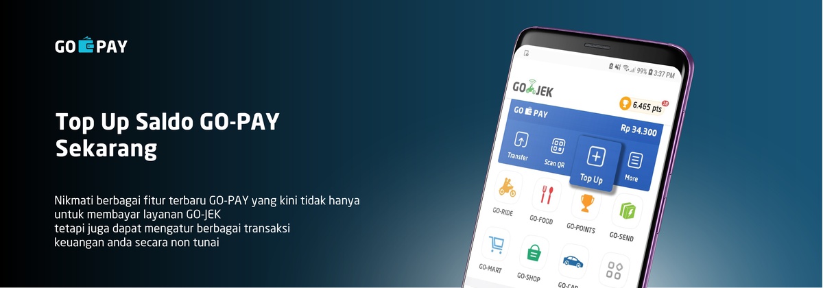 Top up GO-PAY Sekarang Dimana pun Serba Bisa! | GoPay