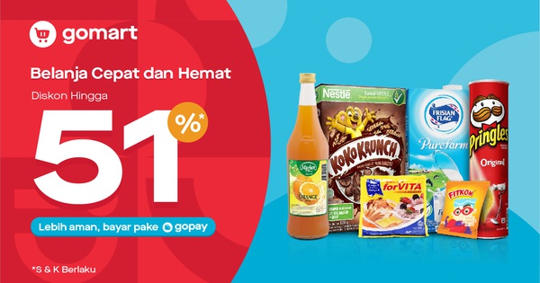 Promo Dua Mingguan, Belanja Hemat Hingga 51% | GoMart