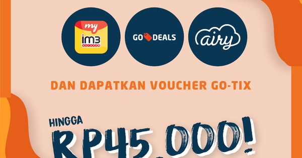 Promo Voucher GO-TIX Oktober 2018: Airy Rooms, GO-DEALS, IM3 | GoTix