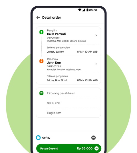 GoSend: Jasa Pengiriman Barang & Antar Dokumen Murah dan Cepat | Gojek