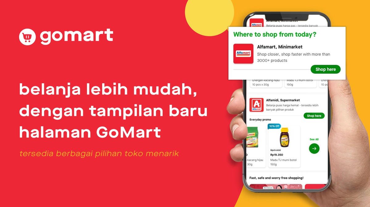 Belanja Lebih Efisien dengan Tampilan Baru Halaman GoMart | GoMart