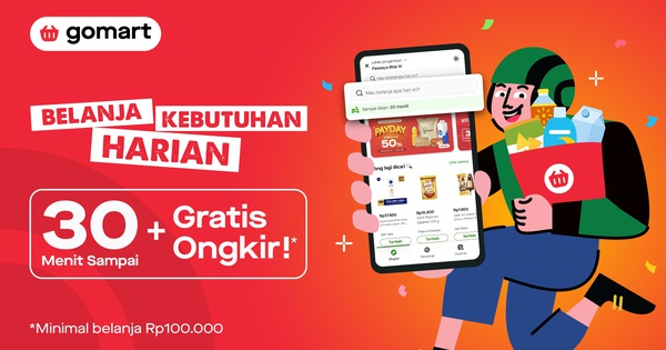 Cara mudah order kebutuhan harianmu di tampilan baru GoMart! | GoMart