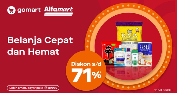 Promo Dua Mingguan, Belanja Hemat Hingga 71% | GoMart