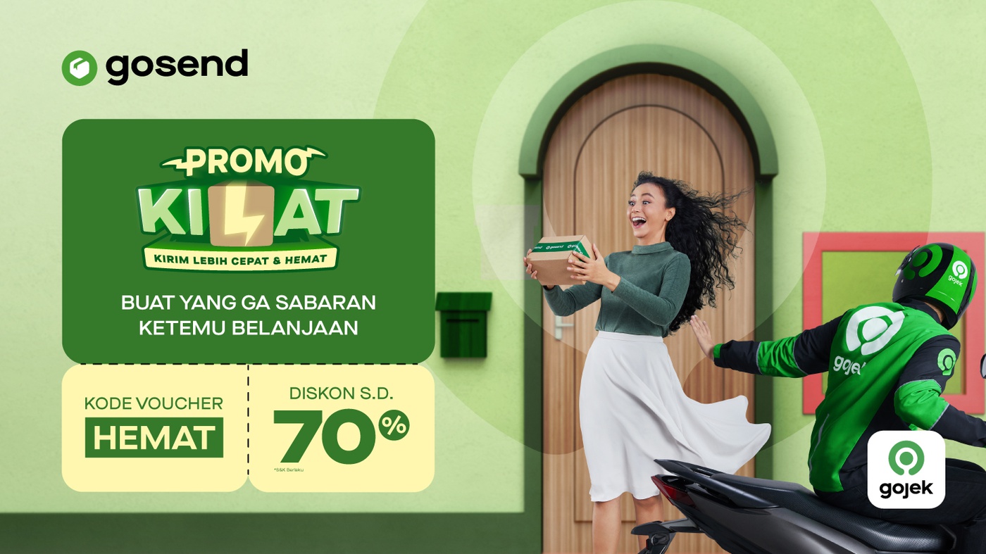 Kirim Barang Pake GoSend, Diskonnya Sampai 70% | GoSend
