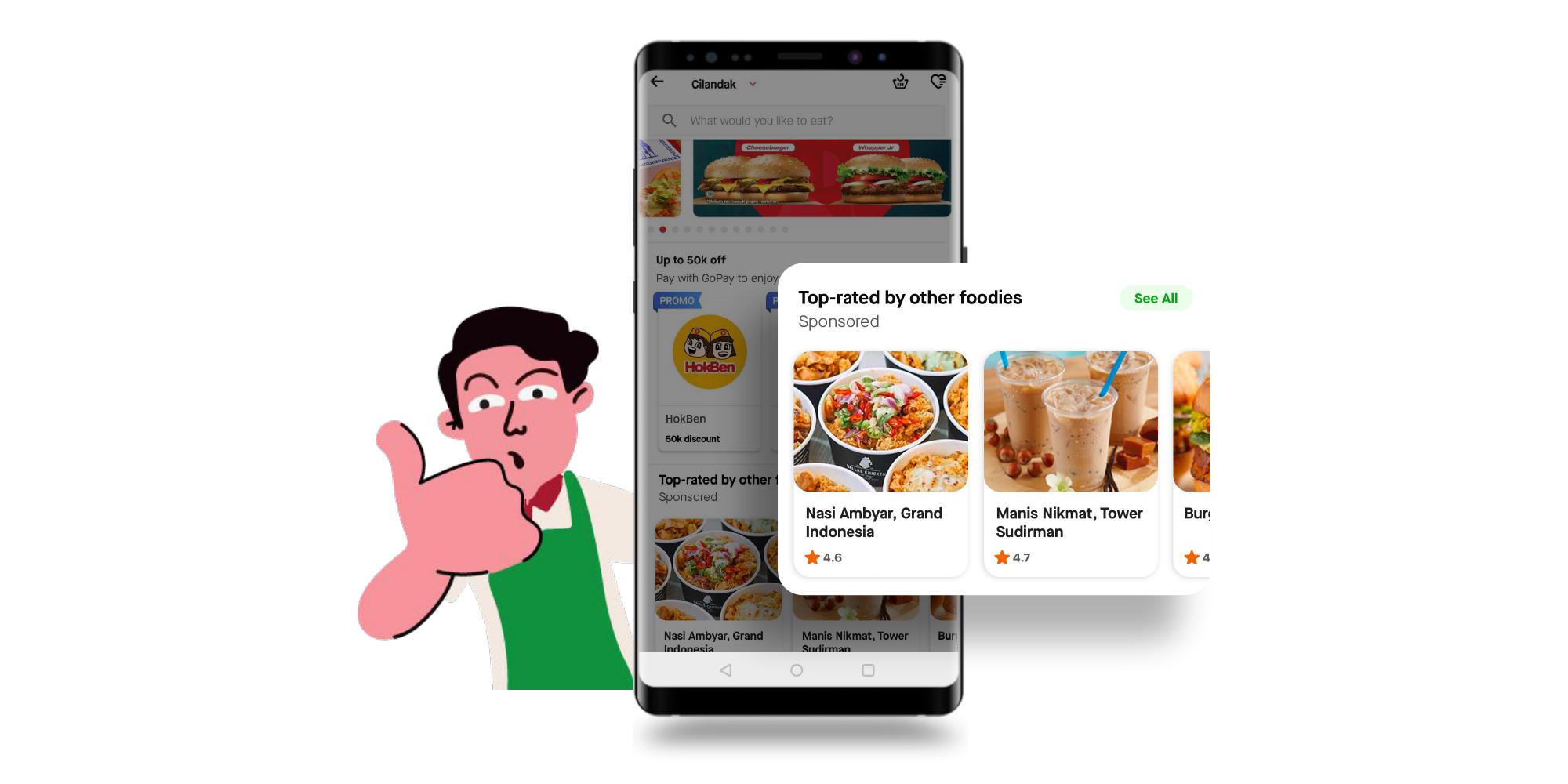 Iklan Partner Jempolan, Solusi Beriklan Jempolan dari Gojek | GoFood