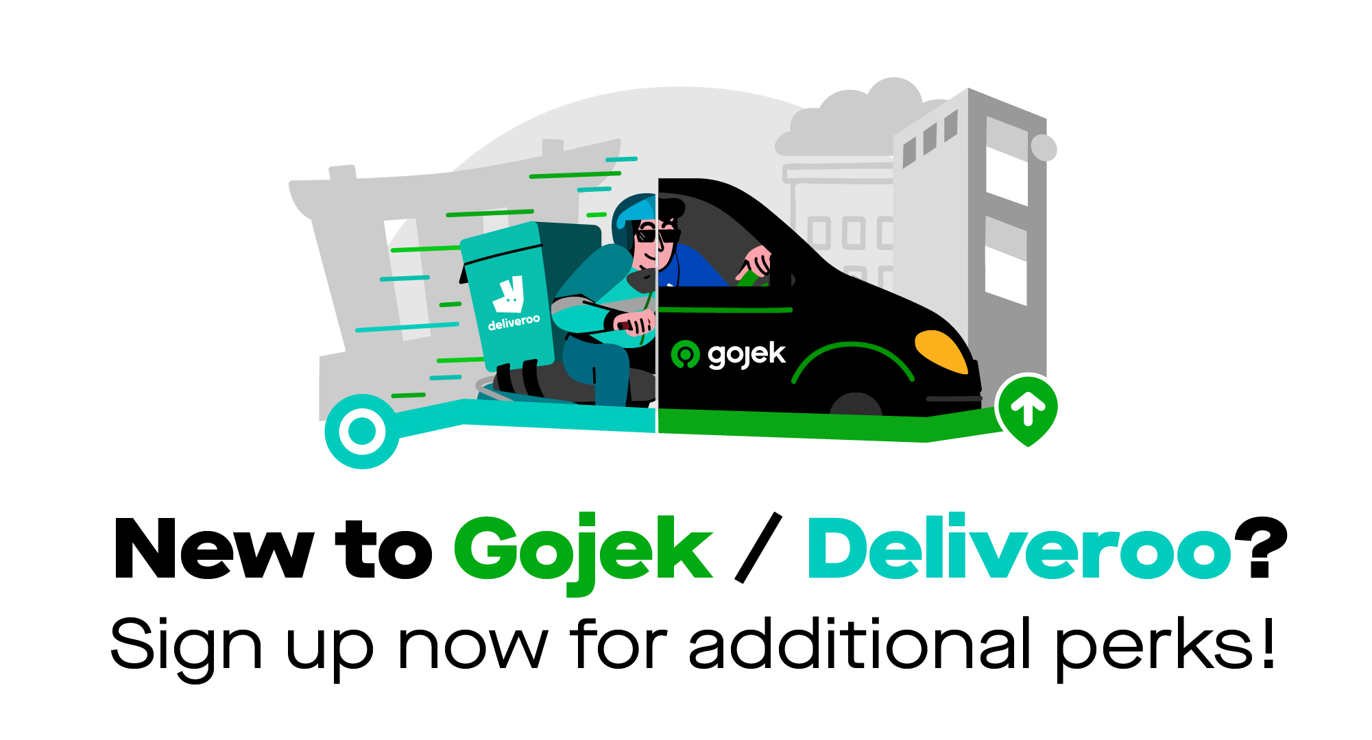 Gojek x Deliveroo: rewards for riding and eating! | Blog | Gojek Singapore