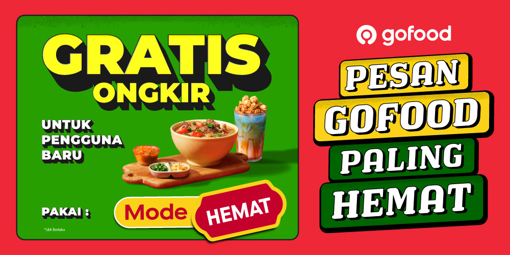 Jaminan Ongkir Paling Hemat pakai Mode Hemat GoFood! | GoFood