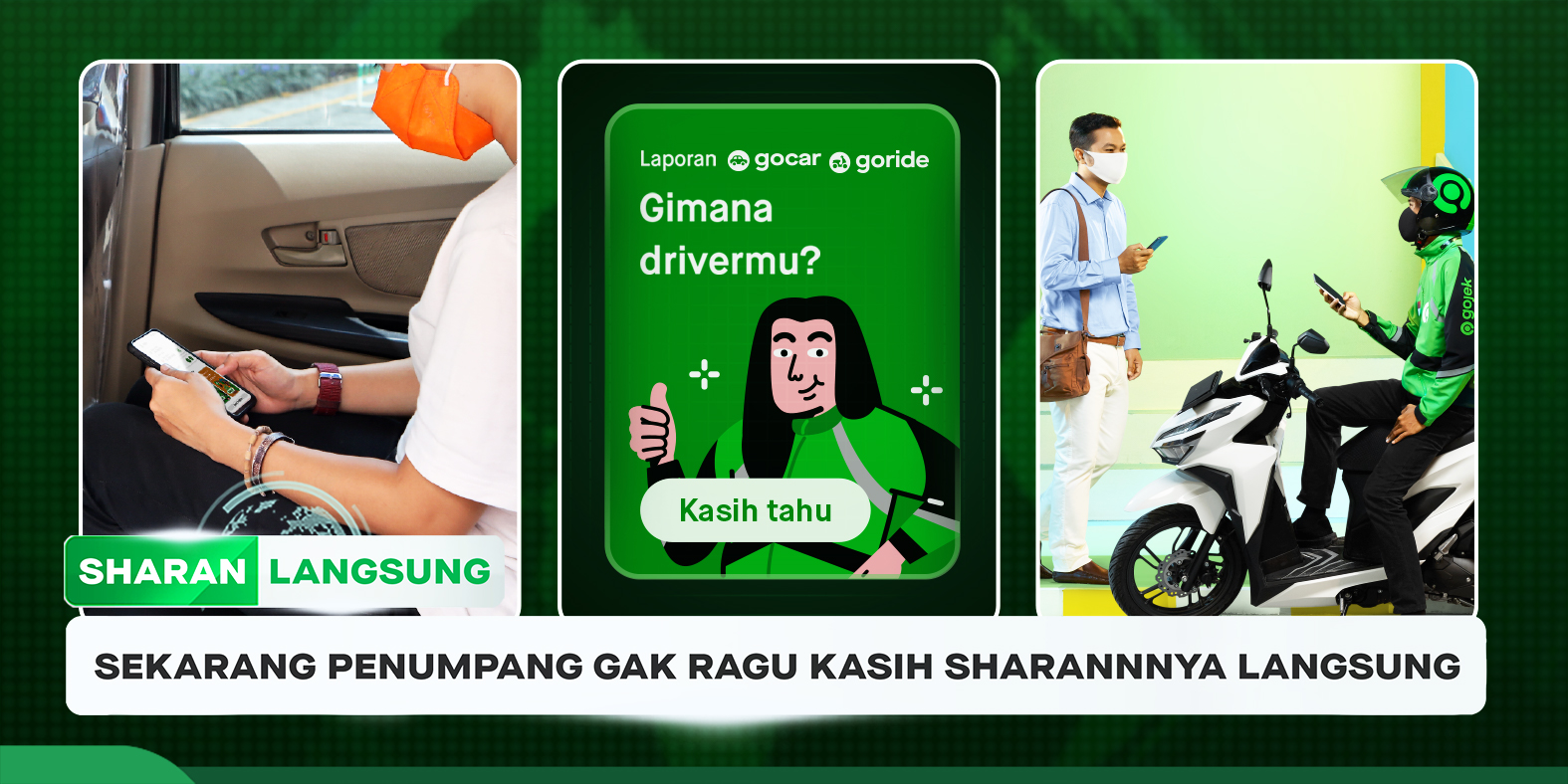 Kirim Ulasan Jadi Lebih Nyaman lewat Laporan Perjalanan | Gojek