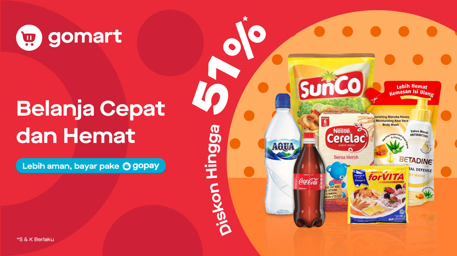 Promo Gajian Untung, Belanja Hemat Hingga 46% | GoMart